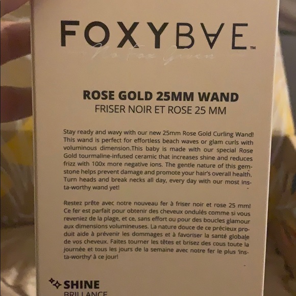 Foxy Bae | Hair | Nib Foxy Bae 25mm Curling Wand | Poshmark
